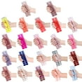 22Pieces Gel Nails Stickers Long Lasting Wear Comfort Fit for Keyboard ...