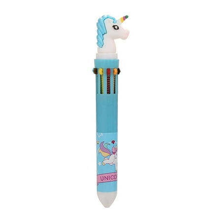 Ballpoint Pen, Cute Cartoon Ballpoint Pen Multi-color Gel Ink Roller ...