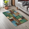 Bohemian Door Mat 18x30 Inch Modern Mottled Art Prints Geometric Plaid ...