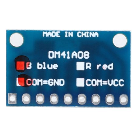 4Pcs LED Module Blue/Red Common Cathode/Common Anode Breadboard Kit for ...