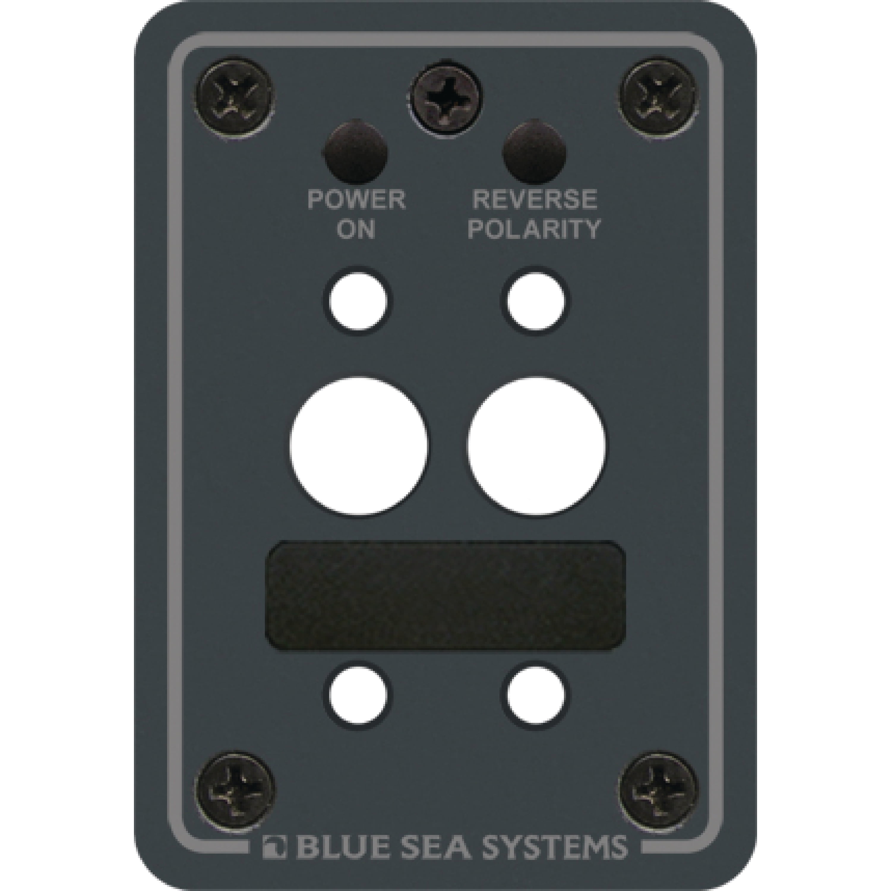 Blue Sea Systems 8173 A-Series Double Blank Mounting Panel - Walmart.com