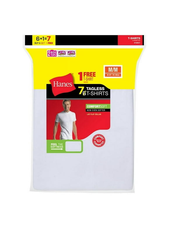 Hanes White T Shirts