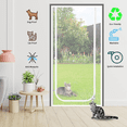 31.5x82.7'' Reinforced Pet Proof Cat Screen Door, Heavy Duty with ...