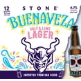 Stone Buenaveza Salt & Lime Lager Craft Lager Beer, 12 fl oz, 12 Pack ...