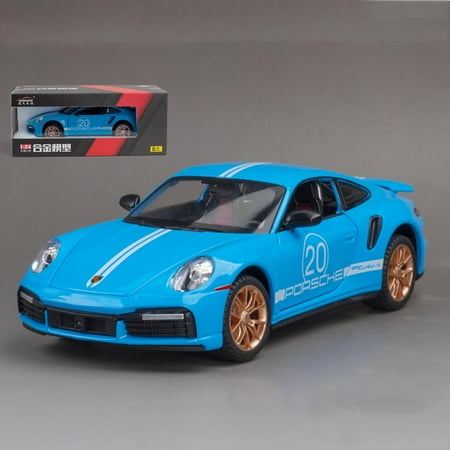 Porsche 911 Turbo S Car Model With Light & Openable Door Musical ...