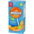 HALLS Kids Orange Vitamin C Dietary Supplement Pops, 10 Pops HSA/FSA ...