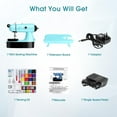 Mini Sewing Machine with Extension Table, Dual Speed Portable Sewing ...