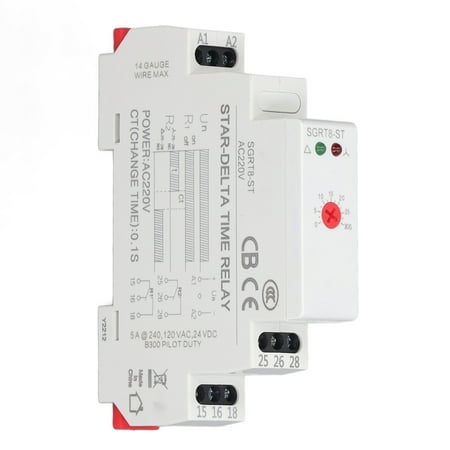 Intermediate Relay Auxiliary Circuit Relay 5A AC 220V with LED ...