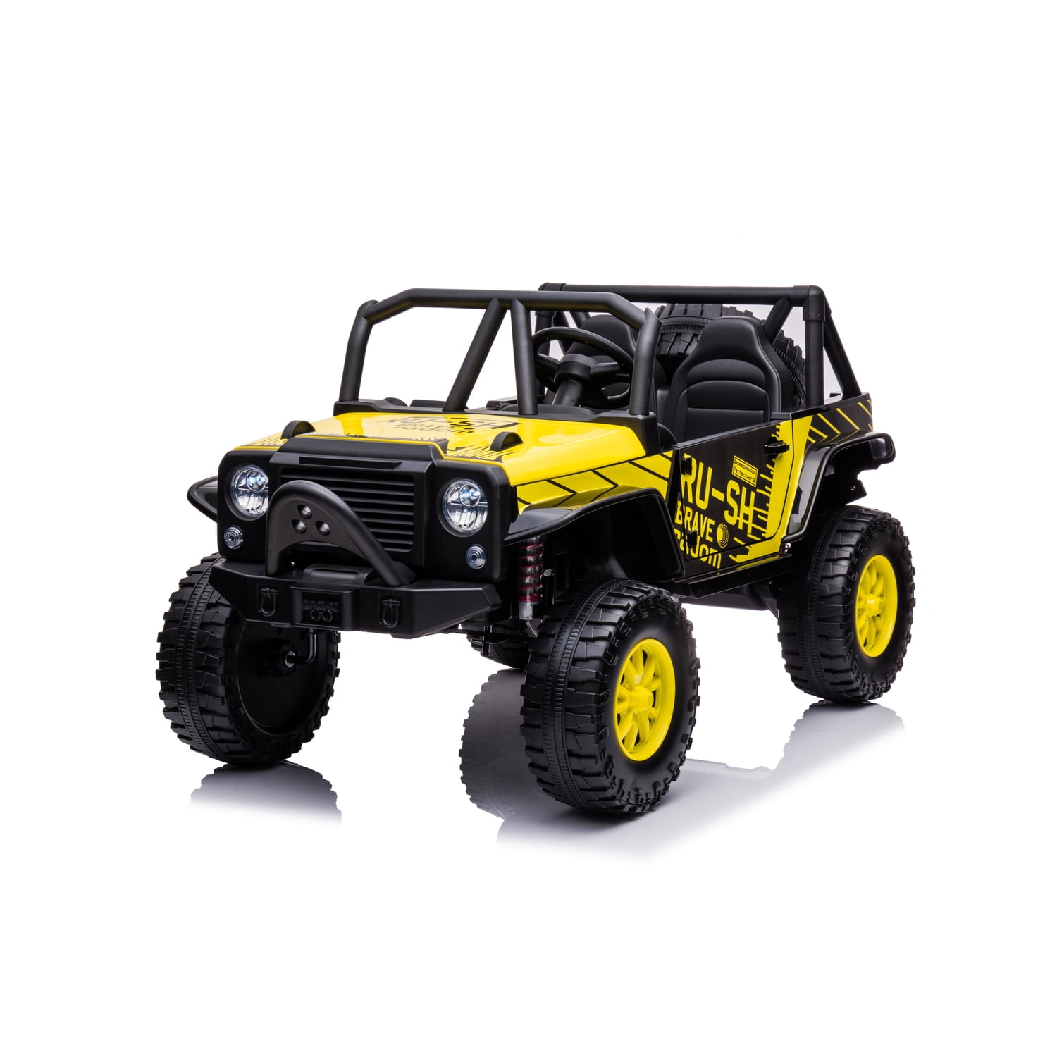 24V Freddo Toys Jeep 2 Seater Ride on - Walmart.com