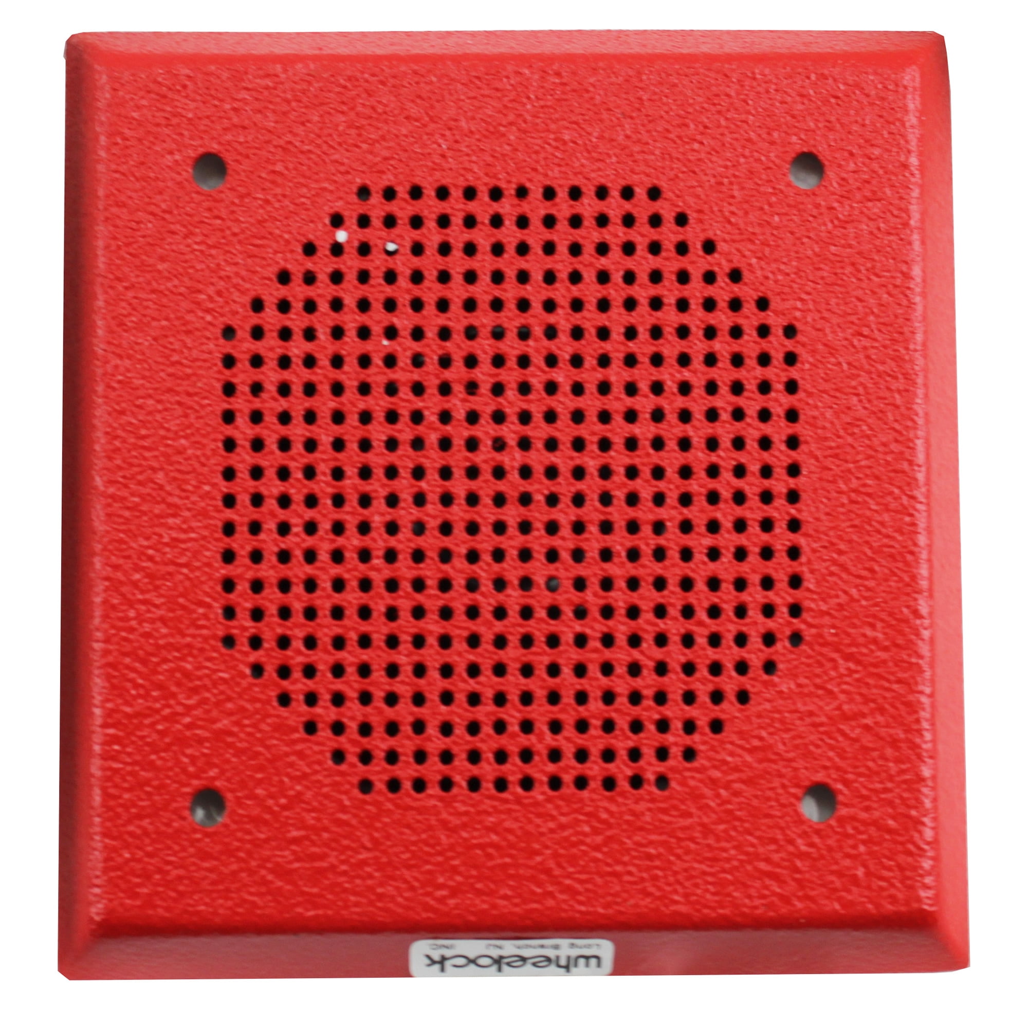 Wheelock Es-Dl1-R Red 24Vdc Fire Alarm Square Grille Speaker - Walmart.com