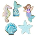 Ann Clark 5-Piece Mermaid, Tail, Starfish, Seashell, Seahorse Cookie ...