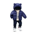 HILEELANG Toddler Baby Boy Girl （12M-5Y) Winter Puffer Jacket Coat Hooded Light Weight Padded ...