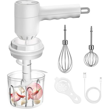 Electric Chopper 250ml, 2 In 1 Mini Chopper & Mixer Electric Meat ...