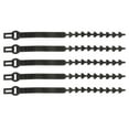 Baluue 5-Pack Black Adjustable Support Straps for Gardening and Plant ...