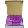 5g/5ml High Quality Acrylic Leak Proof Clear Container Jars with Purple ...
