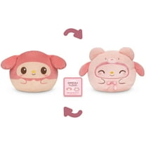 TeeTurtle Sanrio Teddy Bear Kuromi 6 Inch Reversible Plush Toy ...