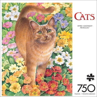 Buffalo Games - Cats Series - Fancy Cats - 750 Piece Jigsaw Puzzle ...