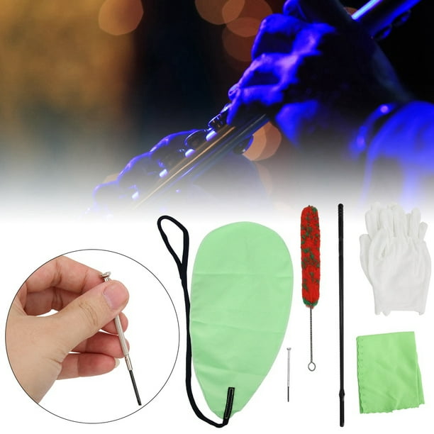 Flute Maintenance Tool, Soft Cloth Screwdriver Rod Dust Removing ...