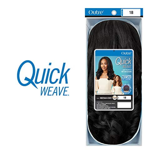 Quick Weave With Natural Part