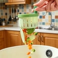 Cactus Sink Strainer Basket, Automatic Press Dumping Kitchen Drainer ...