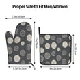 Kitchen Oven Mitts And Pot Holders Set 2pcs Waterproof Heat Resistant ...