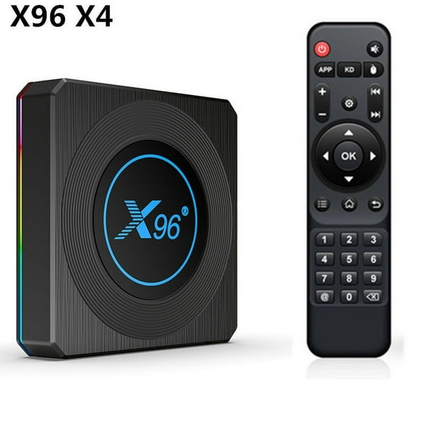 Android 11 TV Box, X96 X4 Android TV Box 11.0 Amlogic S905X4 Quad Core 64 Bits, 4GB RAM 32GB ROM ...