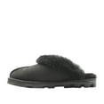 Ugg Coquette Womens Leather Fur Trim Slide Mule Slippers