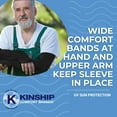 Kinship Comfort Brands Arm Skin Protector Sleeves, Black, UV Sun ...