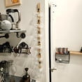 Coffee Mug Rack for Wall - 6-Hook Sturdy Wooden Cup Holder for Kitchen ...
