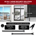 Safety Barriers Black 2 Pack Adjustable Door Security Stoppers ...