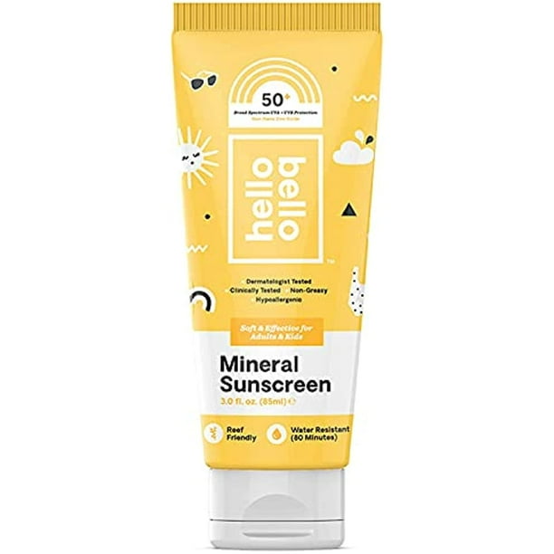 Hello Bello Mineral SPF 50+ Sunscreen Lotion I Broad Spectrum UVA/UVB ...