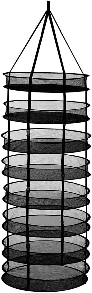 Herb Drying Rack, 8-Layer Hanging Mesh Net For Plants, Seeds, And Buds ...