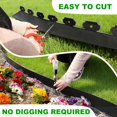 4 Inch Tall 66 FT Garden Edging Kit with 90pcs Spikes, Plastic Edging ...