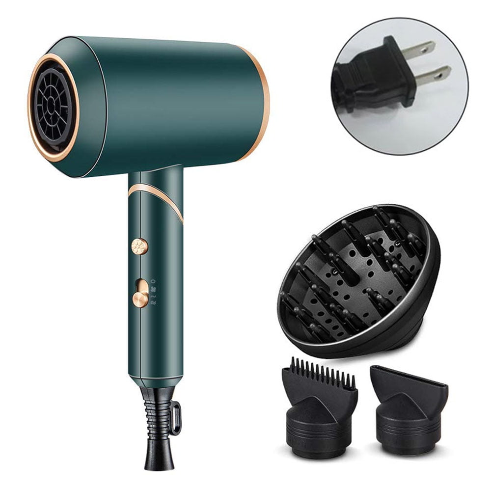 Biinggo Ionic Hair Dryer Professional Hair Blow Dryers With 3 Settings 3 Nozzles Fast Drying Blow Dryer For Home Travel And Hotel Other
