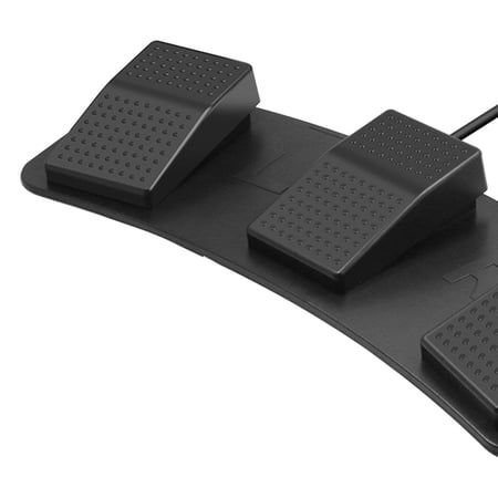 justharion USB Three Foot Switch Upgraded 3 Key Keyboard Momentary ...