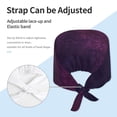 Cauagu Black Dark Blue Purple Pattern 1 Pcs Working Caps,Adjustable ...