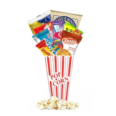 Deluxe Family Movie Night Theater Boxed Candy Popcorn Snack Gift Bundle ...