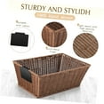 ANYWAY.GO 6 Pcs Wicker Storage Baskets with Labels Handwoven Multi-size ...