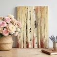 Autumn Forest Canvas Wall Art for Living Room, Fall Watercolor Trees ...