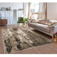 Luxe Weavers Modern Abstract Beige 2x7 Area Rug, Stain Resistant Carpet ...