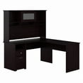 Free Shipping! Cabot 60W L Shaped Computer Desk with Hutch in White ...