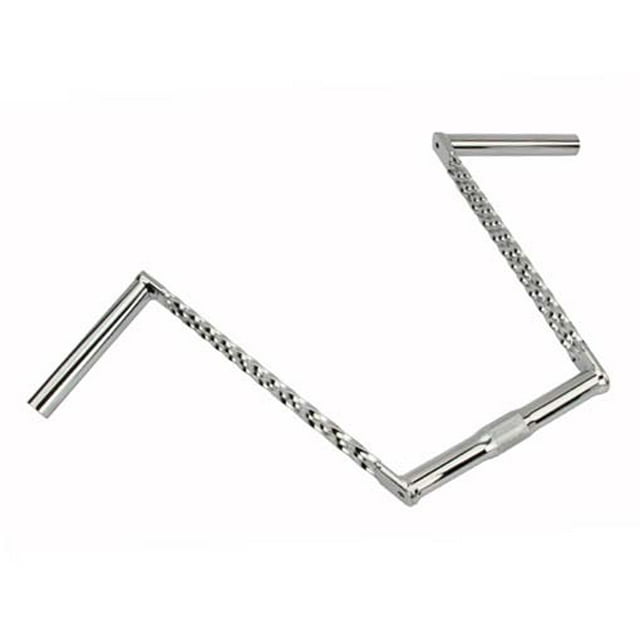 Triple Twisted Handlebar 12" 25.4mm Chrome. Bike handle bar, bicycle ...