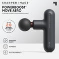 Sharper Image® Powerboost Move® Aero Portable Percussion Massager, Grey ...