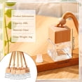 50 Pieces Car Air Freshener Diffuser, for Essential Oil Empty Glass ...