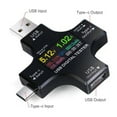 Tizuqe LCD Display USB C Voltages Current Tester with User Friendly ...