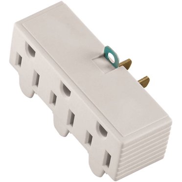 GoGreen Power 3-Outlet Tri-Tap Adapter, Orange, 03418ORB - Walmart.com