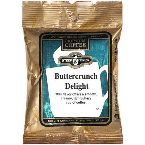 Steep & Brew Buttercrunch Trial Size Coffee Packet, 1.75 oz - Walmart.com