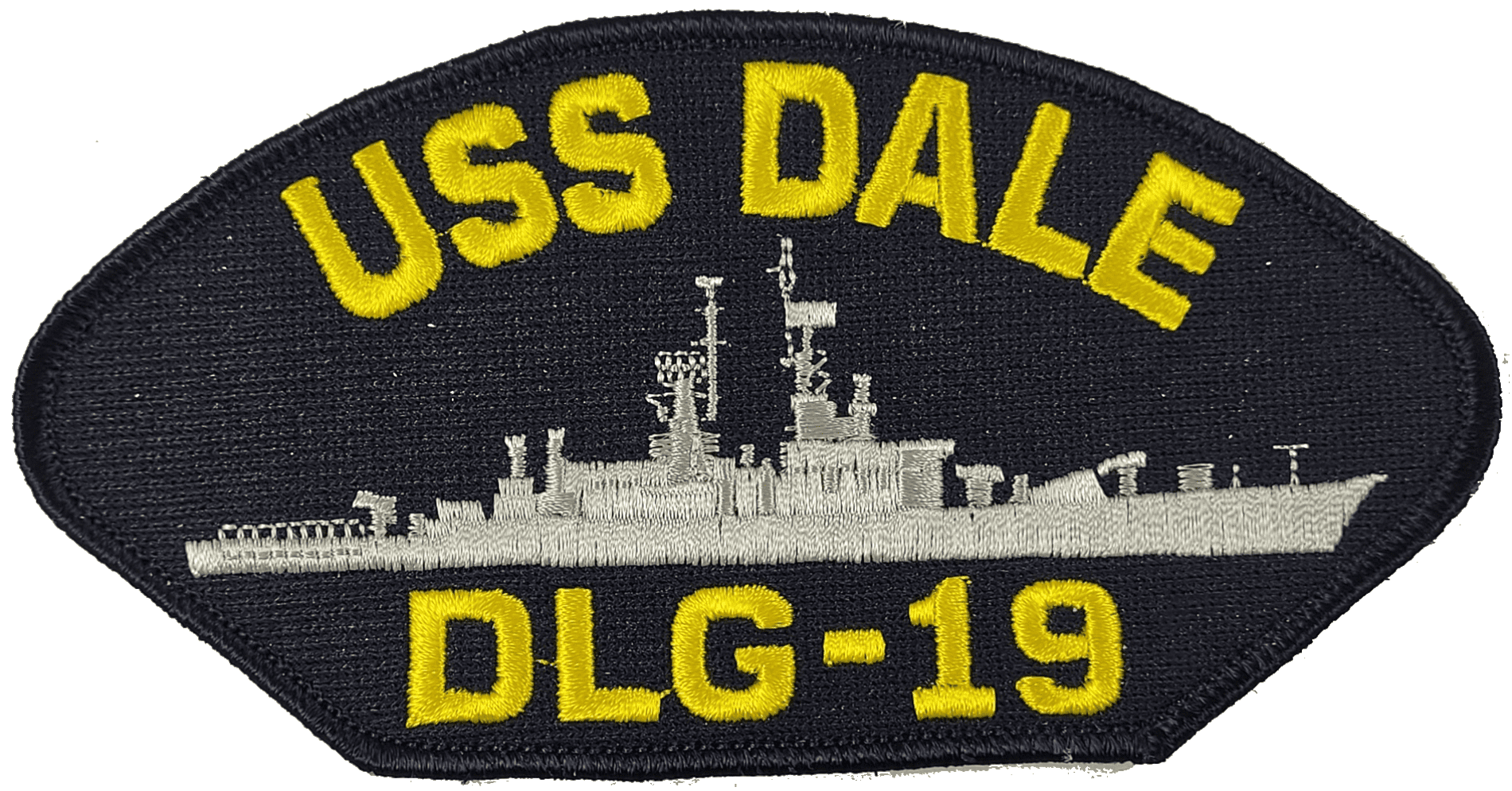 USS Dale DLG-19/CG-19 Ship Patch - Great Color - Veteran Owned Business ...