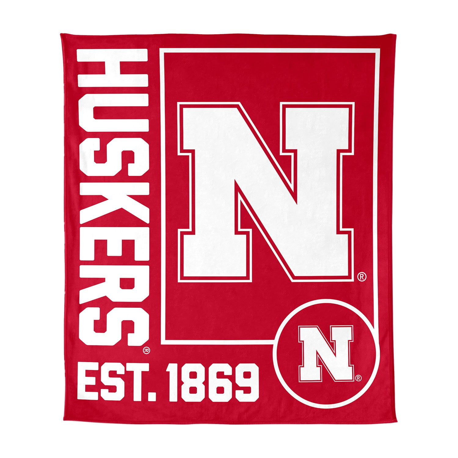 Logo Brands Nebraska Cornhuskers 60"x70" Super Plush Blanket - Samsclub.com