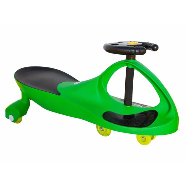 Joybay GT0091R-s Premium LED-Wheel Swing Car Ride on Toy - Grass Green ...